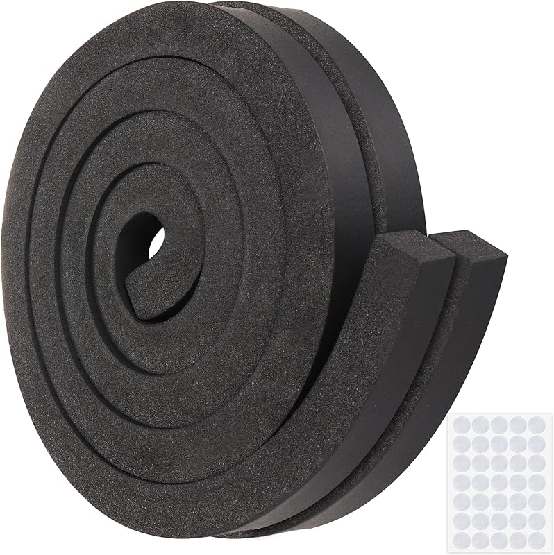 1 Roll NBR+PVC Air Conditioner Foam Weather Stripping- 2 x 1 Inch 6.5FT ...
