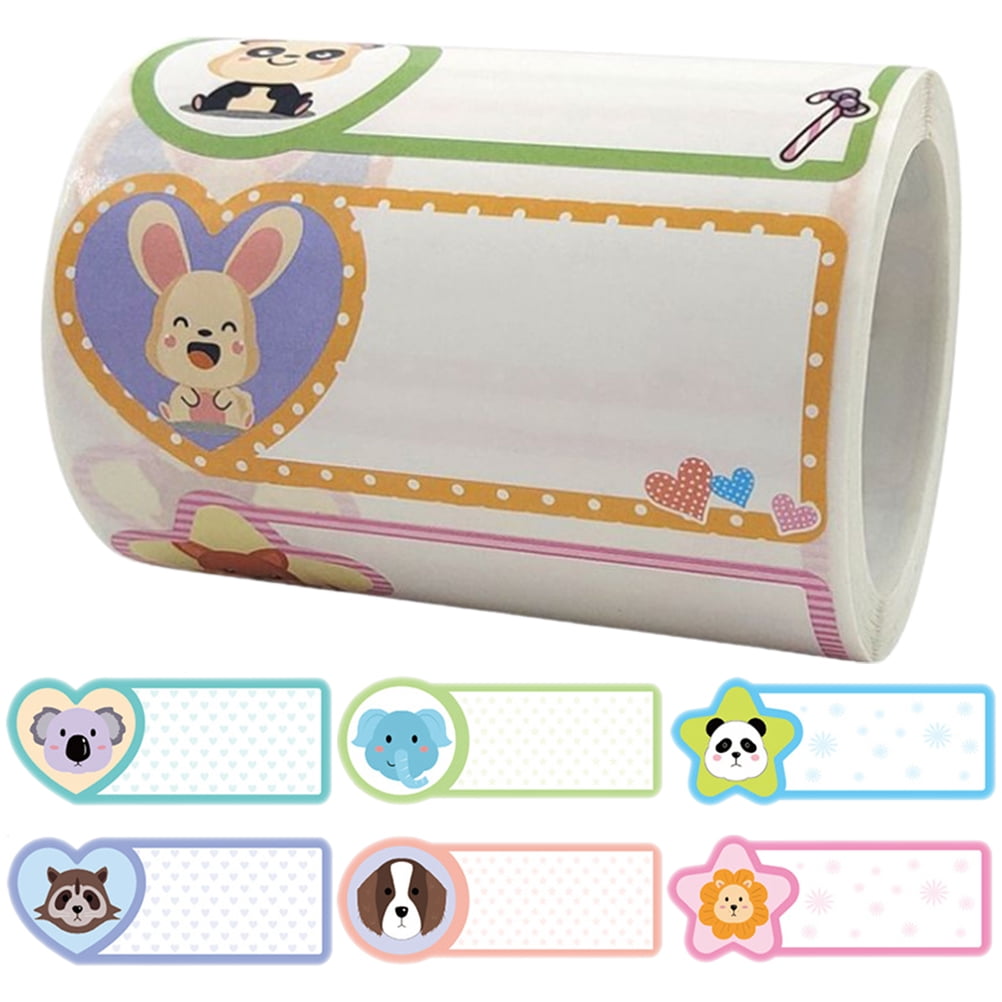1 Roll Name Tags Stickers Labels Kitchen Reminding Stickers Lunch Boxes ...