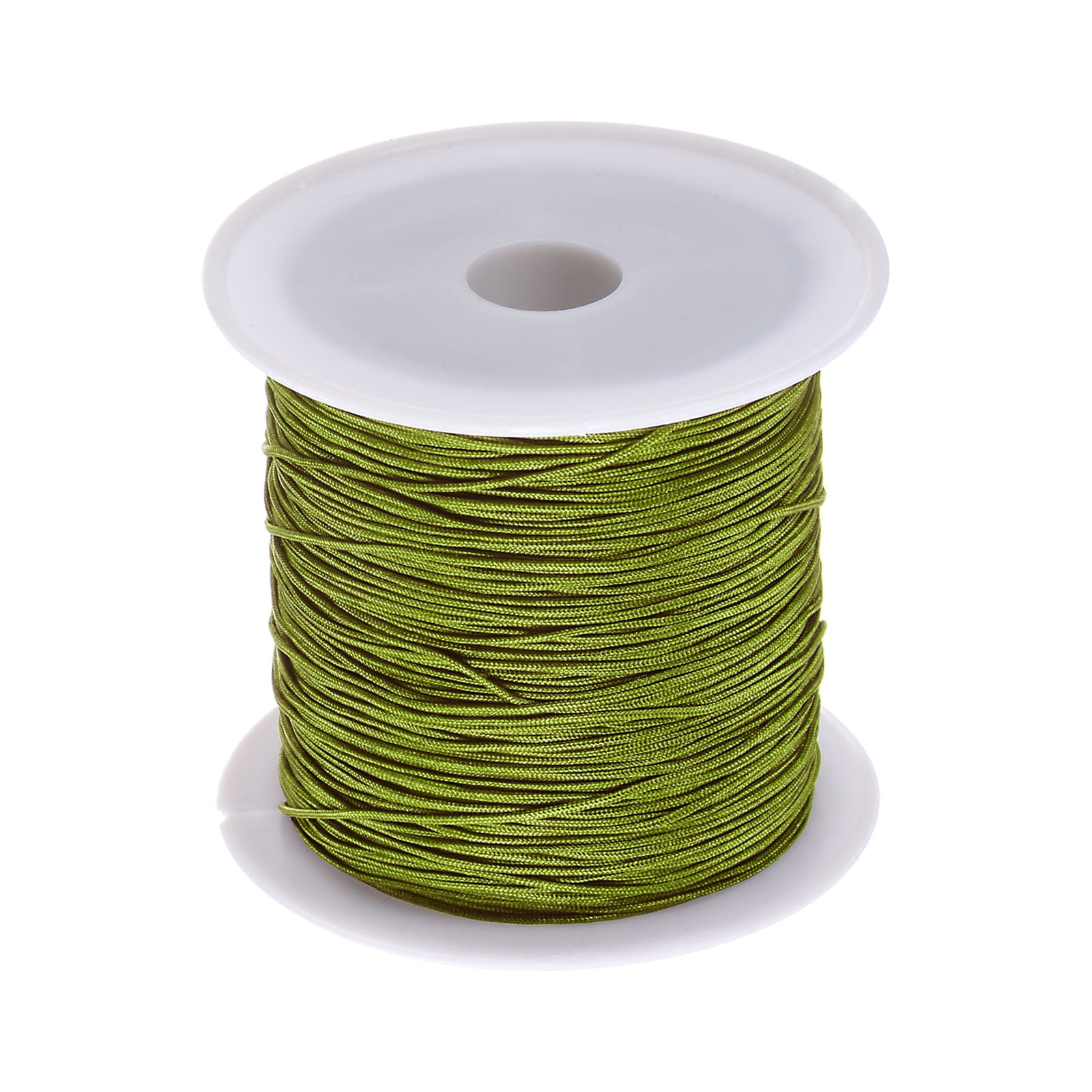 1 Roll Nylon Beading Thread Knotting Cord 0.6mm 50 Yards Braided Nylon ...