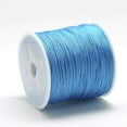 1 Roll Nylon Thread Chinese Knotting Cord Dodger Blue 0.8mm About 109.36 Yards(100m)/roll ...
