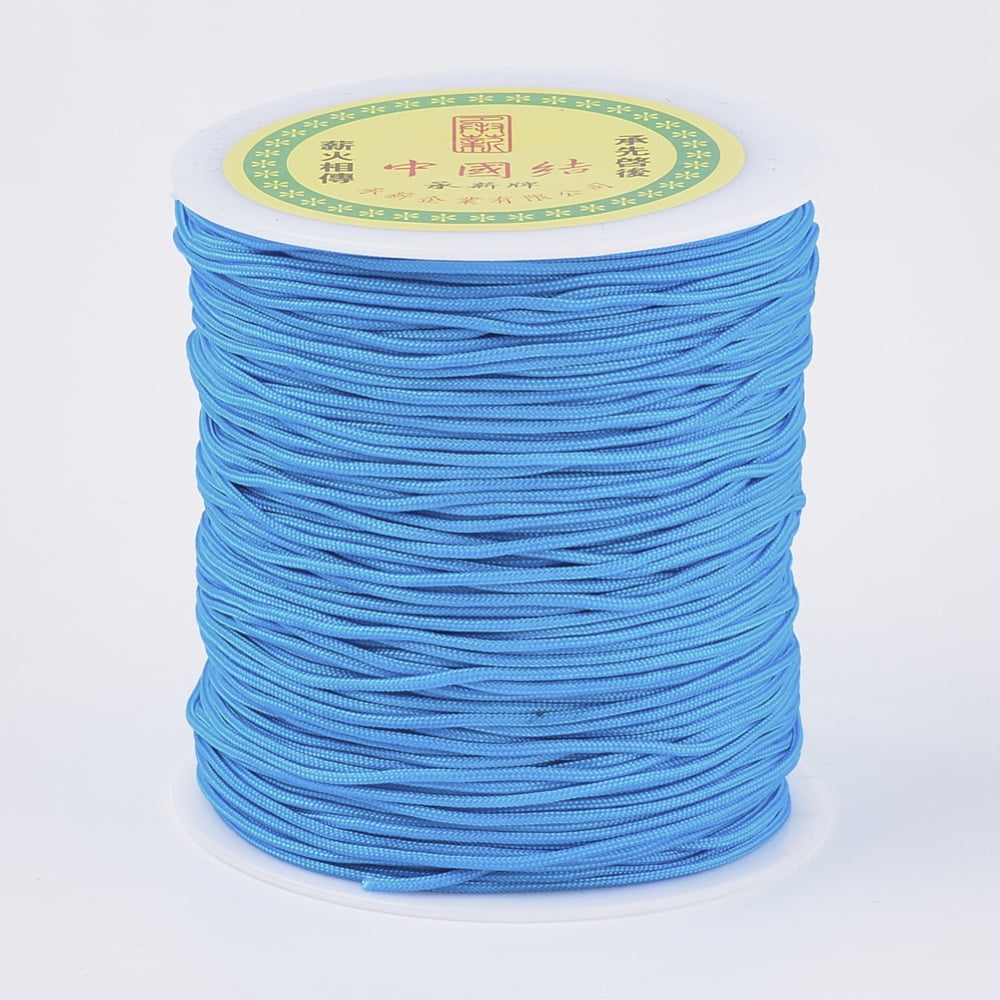 1 Roll Nylon Thread Deep Sky Blue 1.5mm 120.29 yards(110m)/roll ...
