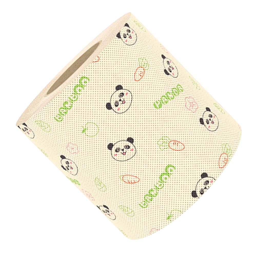 1 Roll Of Panda Printed Toilet Paper Bamboo Pulp Toilet Paper For ...