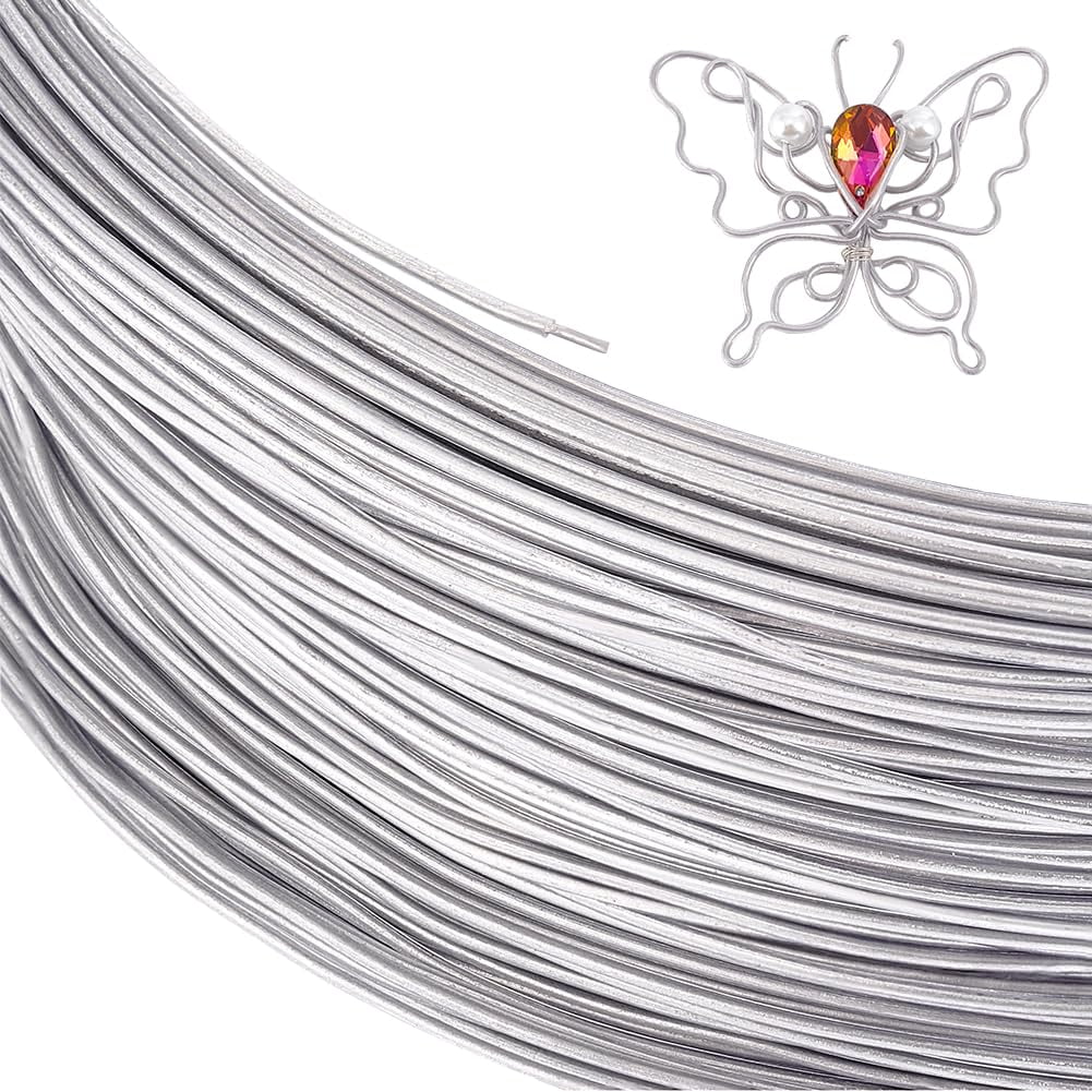 1 Roll PVC Covered Aluminium Craft Wire 17 Gauge Bendable Metal Wire ...