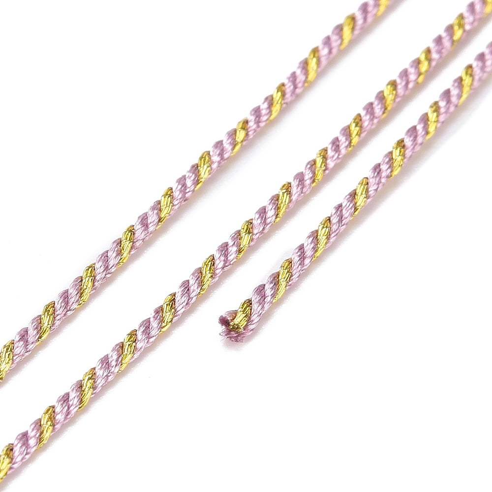 1 Roll Polycotton Filigree Cord Rope with Plastic Reel for Wall Hanging ...