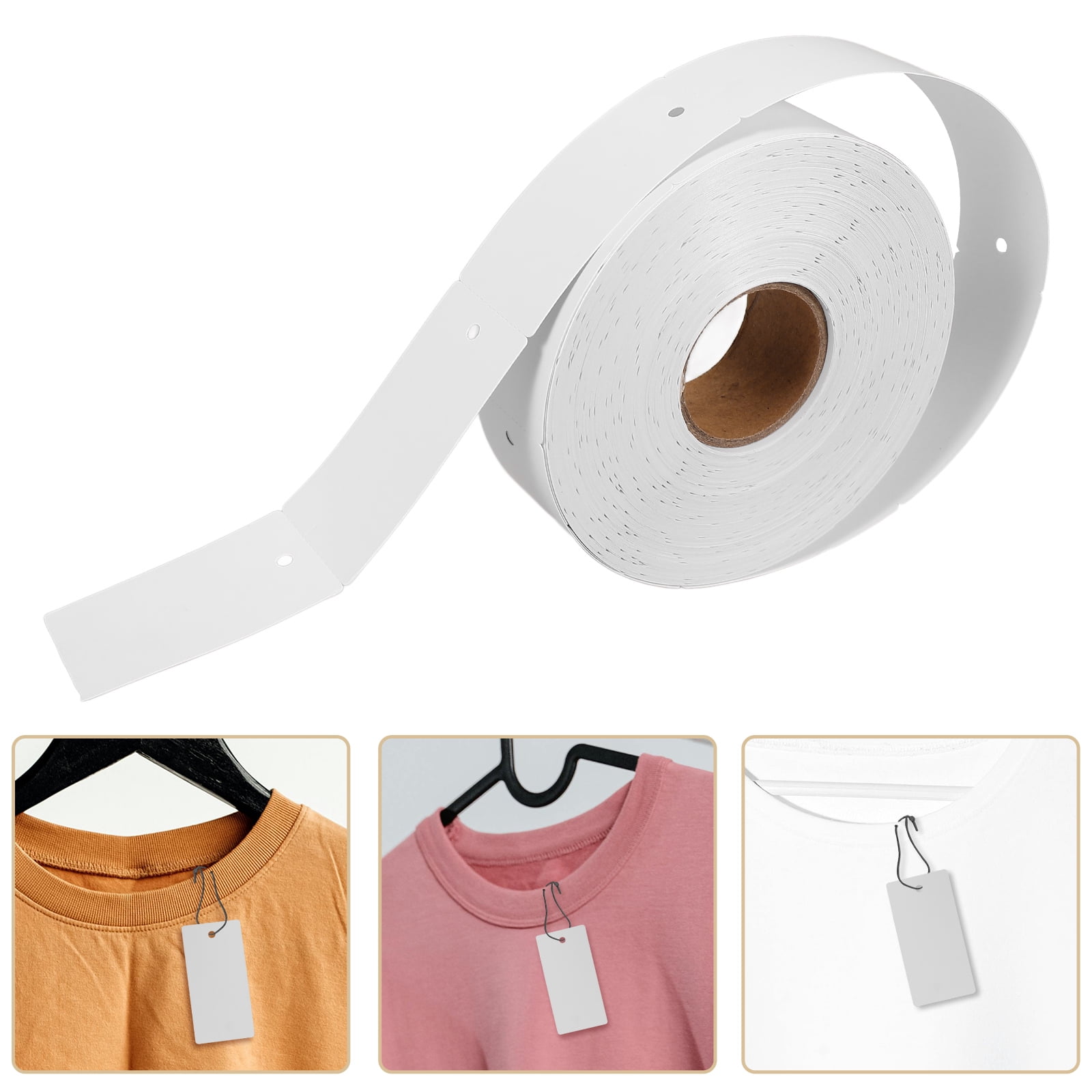 1 Roll Printable Hanging Labels for Clothing White Copperplate Paper ...
