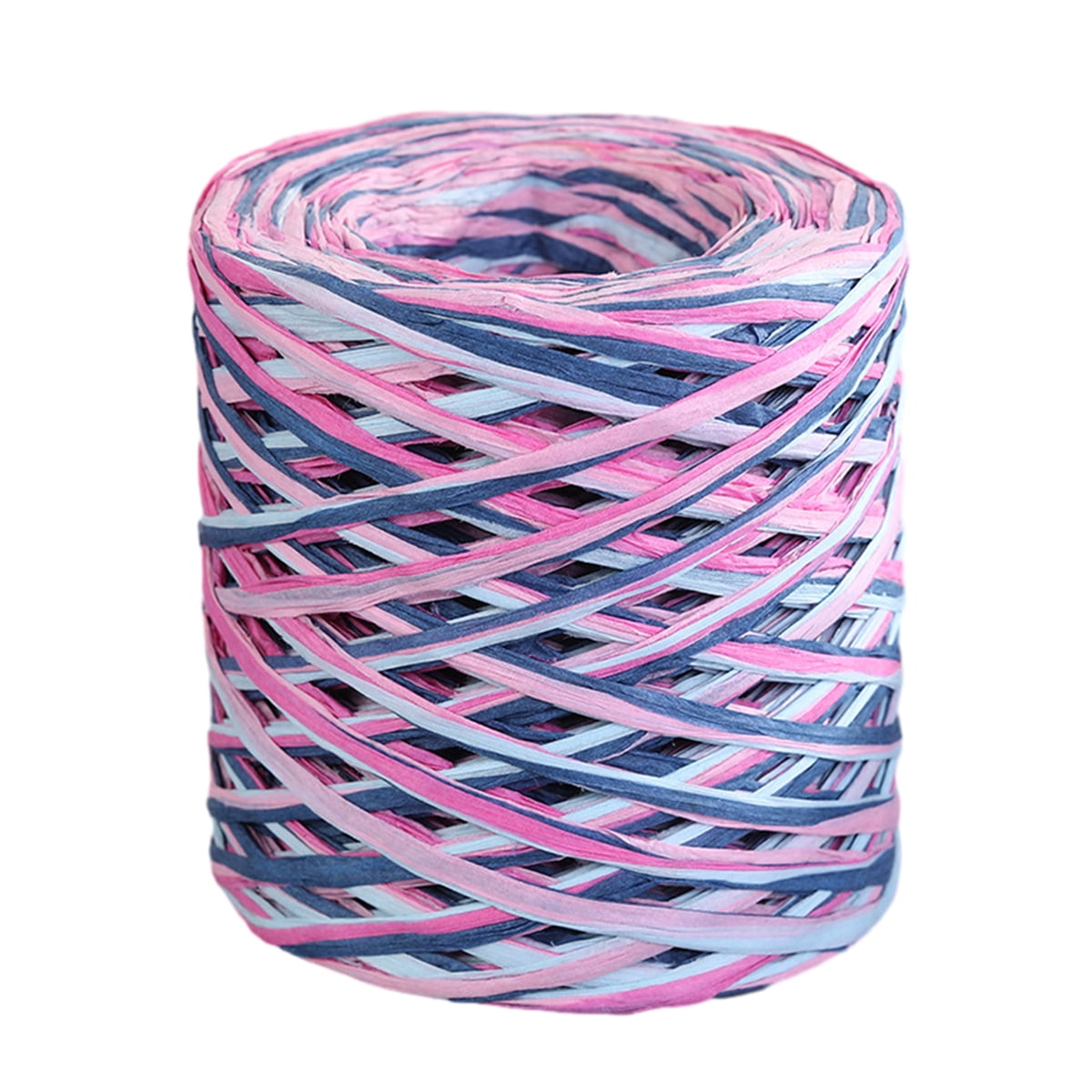 1 Roll, Raffia Paper Ribbon Colored Paper String Raffia Ribbon for Gift ...