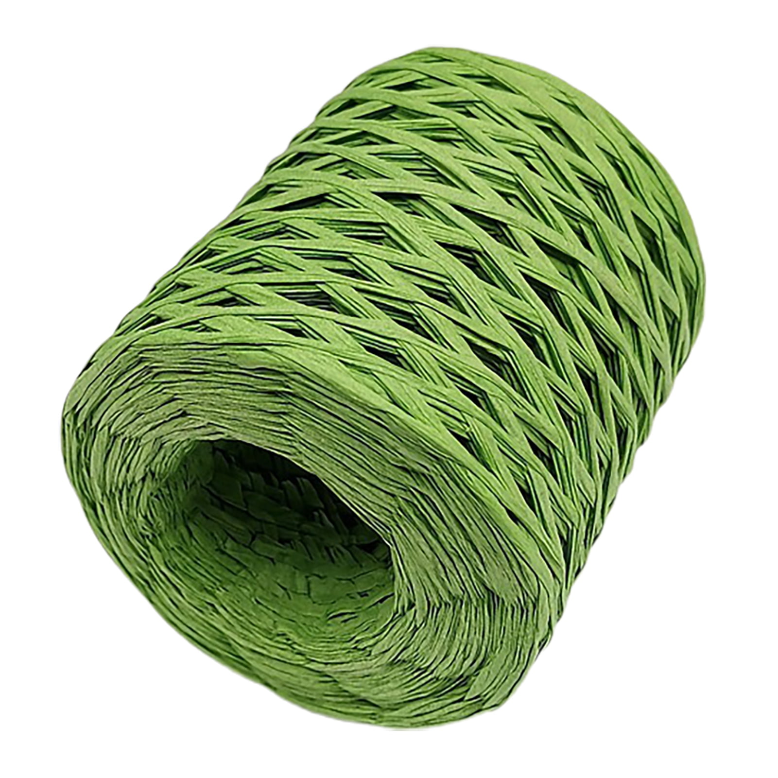1 Roll Raffia Yarn Decorative Widely Applied Wrapping Gift Raffia Straw ...