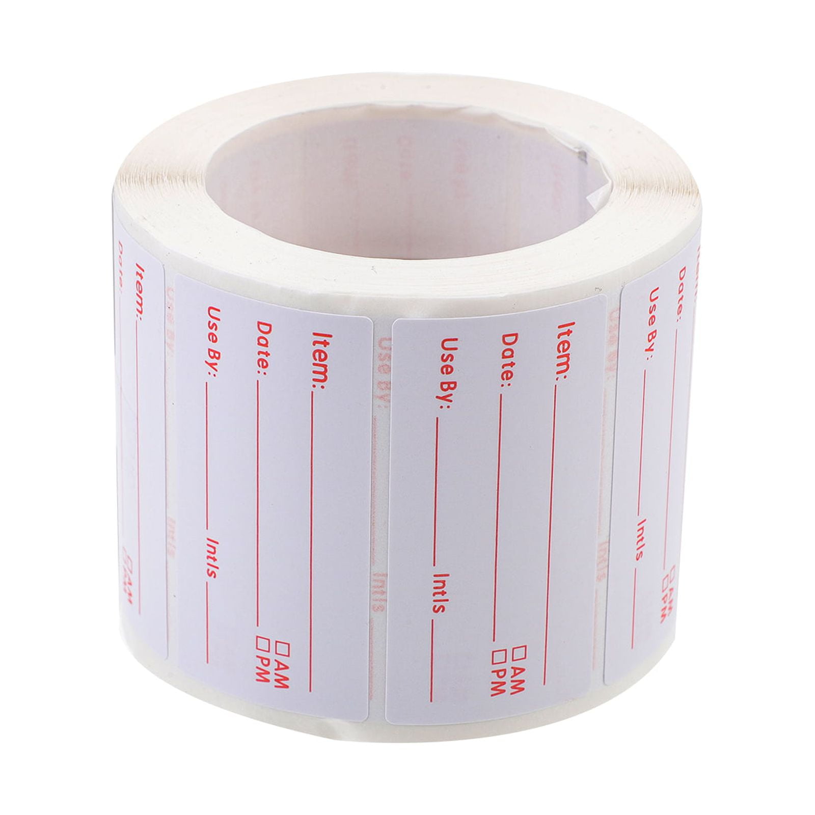 1 Roll Writable Label Stickers No Glue Residue for Meal Prep and ...