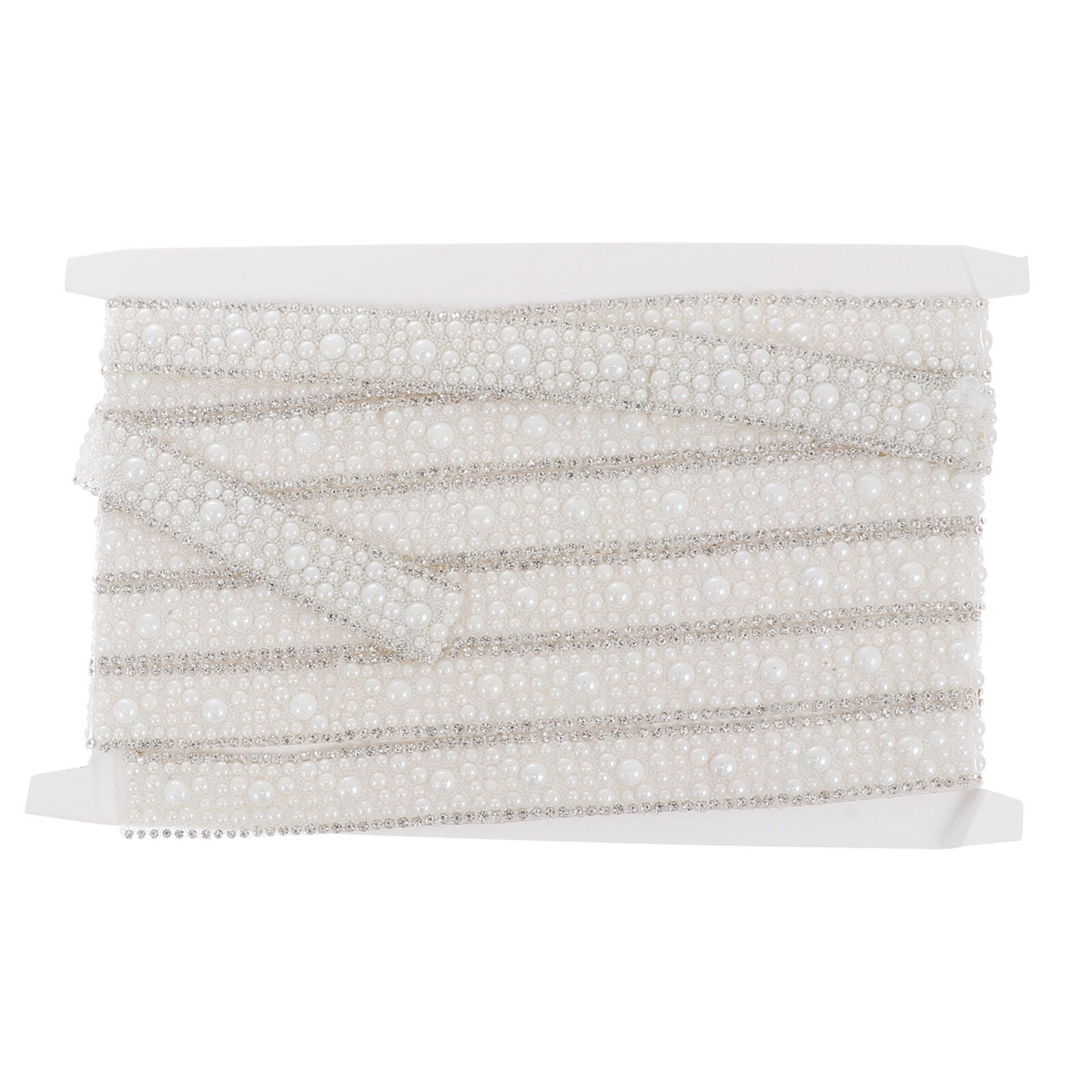 1 Roll Resin Pearls Ribbon Self-Adhesive Resin Pearls DIY Ribbon Tapes ...