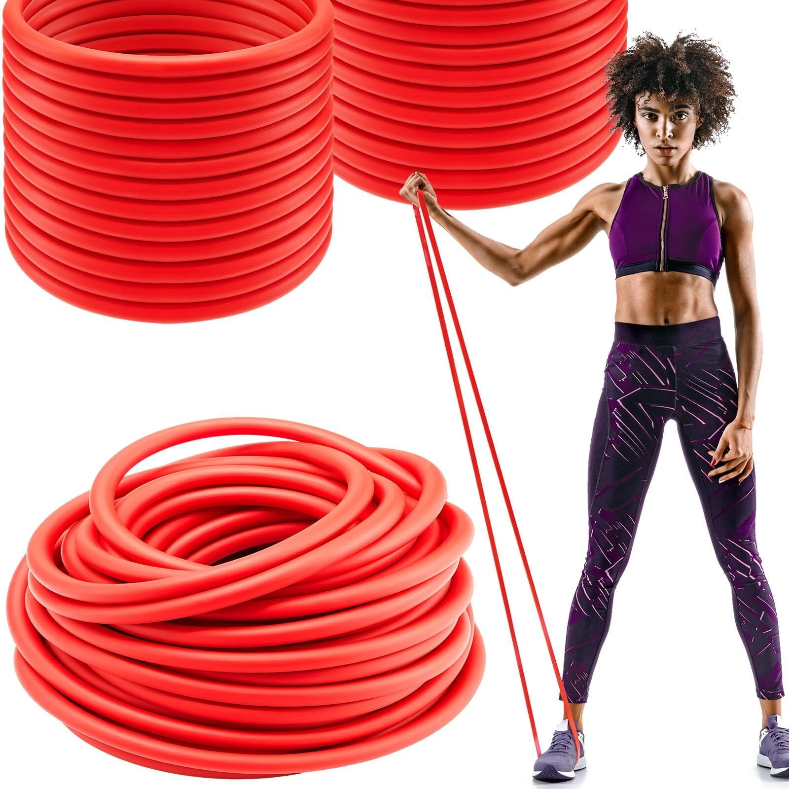 1 Roll Resistance Tubes Latex Elastic Tubing 50ft Exercise Bands ...