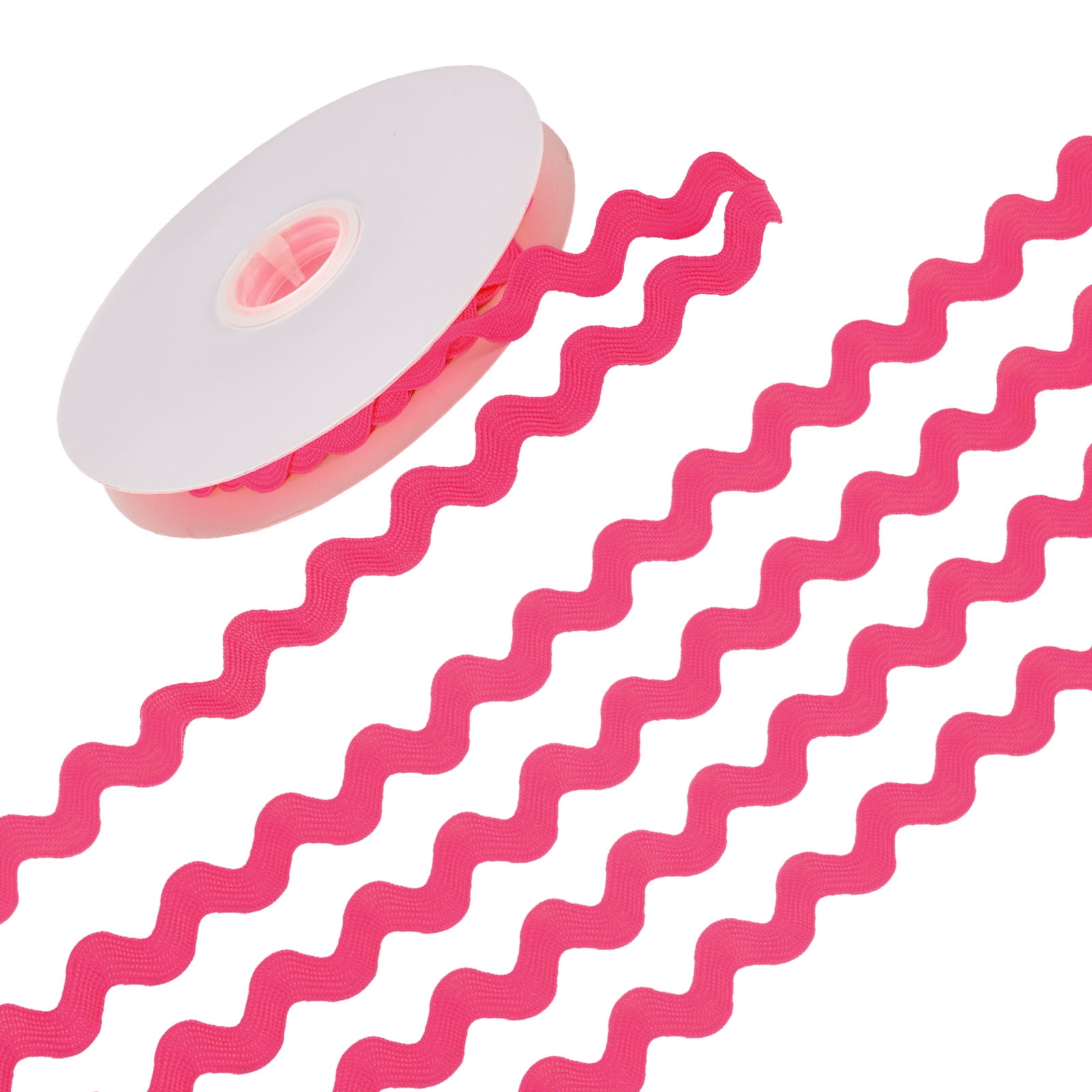 1-Roll Rick Rack Trim, 10 Yard 15mm / 0.6 Inch Wave Bending Fringe ...