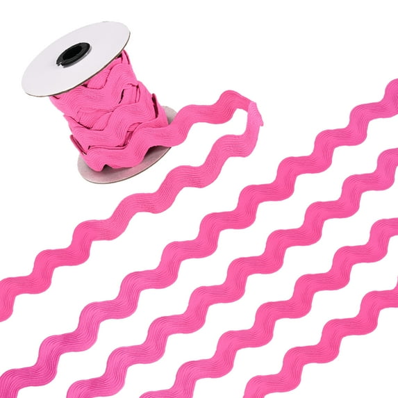 1-Roll Rick Rack Trim, 10 Yard 20mm / 0.8 Inch Wave Bending Fringe ...