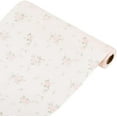 1 Roll Rose Pattern PVC Shelf Liners for Kitchen Drawer Pink 296x1mm 2m ...