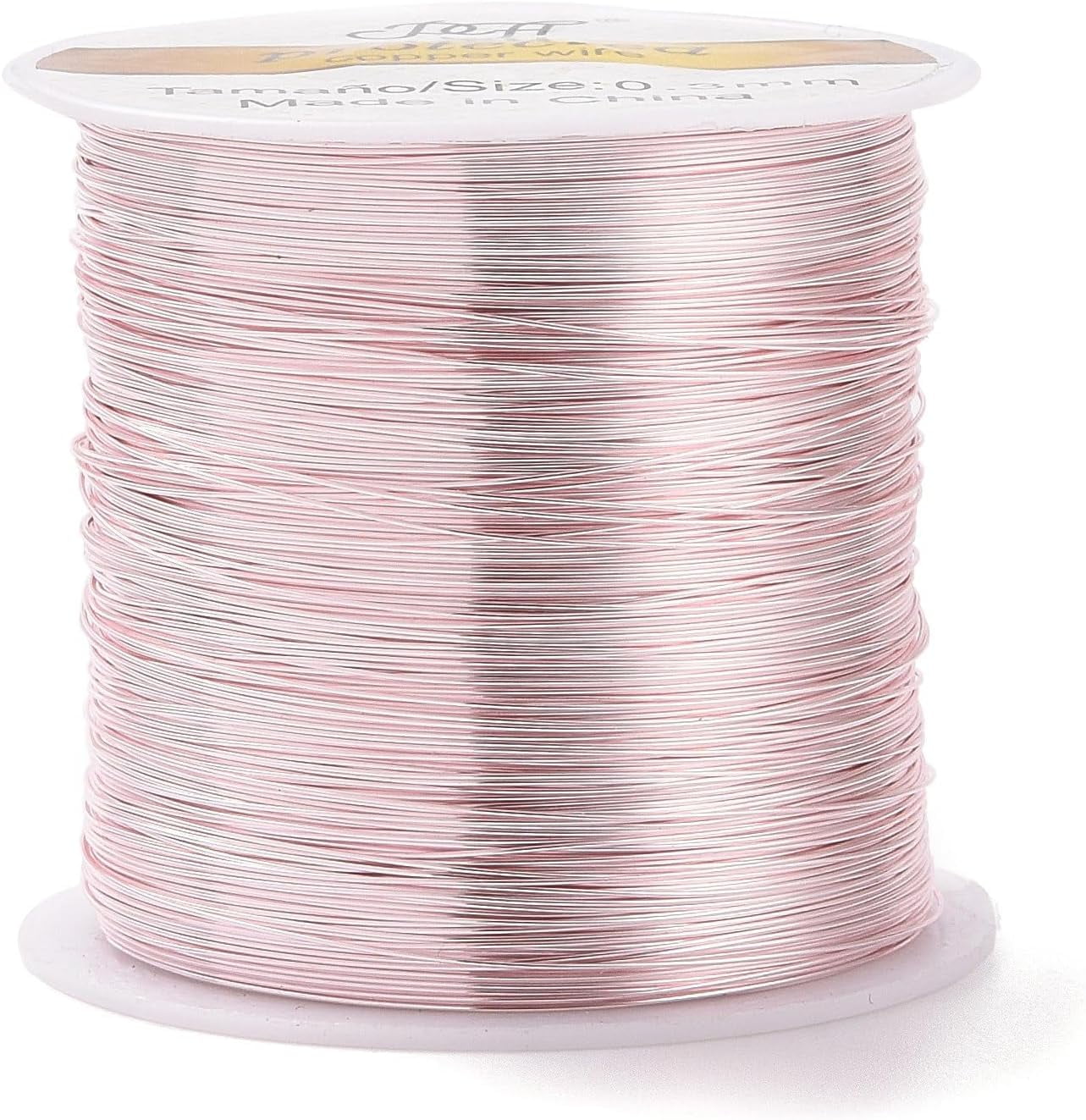 1 Roll Round Copper Craft Wire Copper Beading Wire Long-Lasting Plated ...