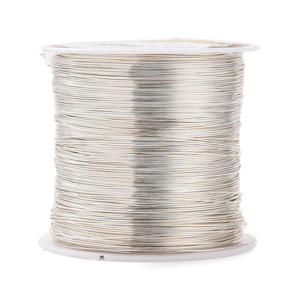 1 Roll Round Copper Wire Copper Beading Wire for Jewelry Making Long ...