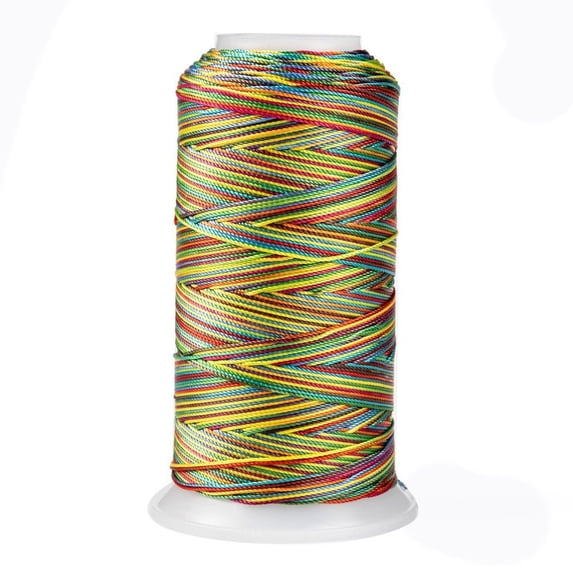 1 Roll Segment Dyed Round Polyester Sewing Thread for Hand & Machine ...