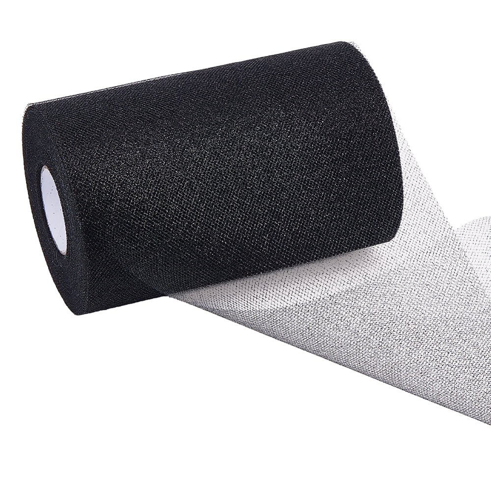 1 Roll Sequin Polyester Mesh Fabric for Tutu Skirt Silver 15x0.01cm 50 ...