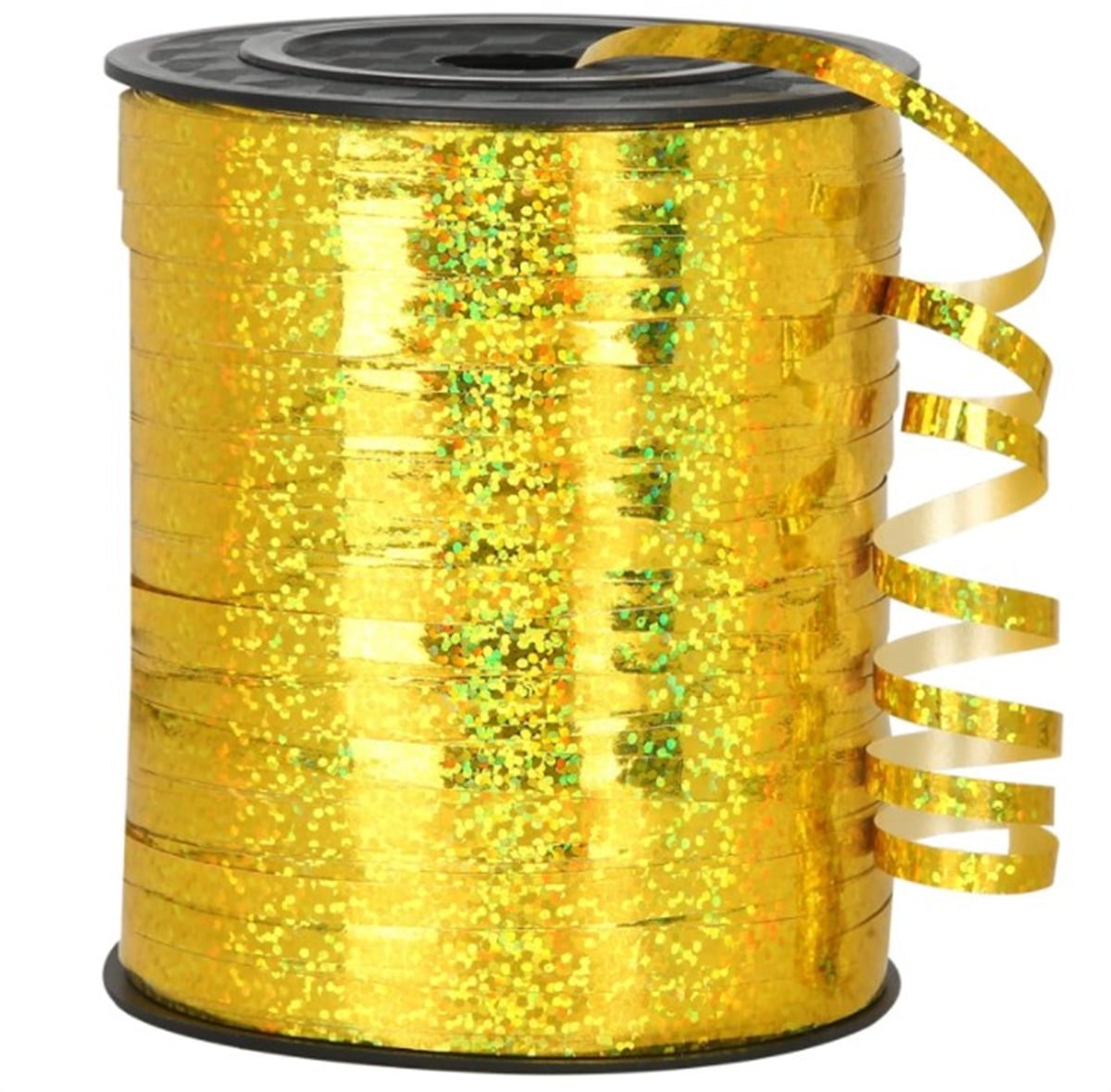 1 Roll Shiny Metallic Silver Ribbon,Curly Ribbon for Gift Wrapping ...