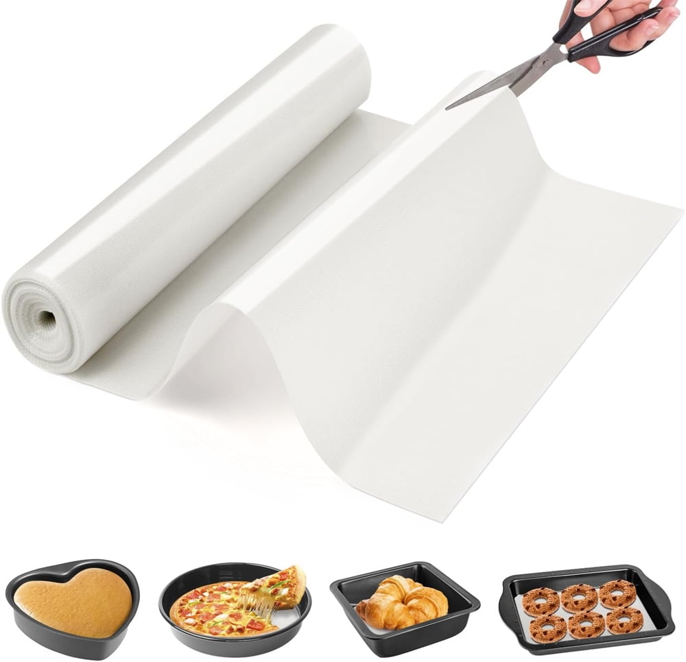 1 Roll Silicone Baking Sheet,Heat Resistant Pizza Mat,Non-stick Pastry ...