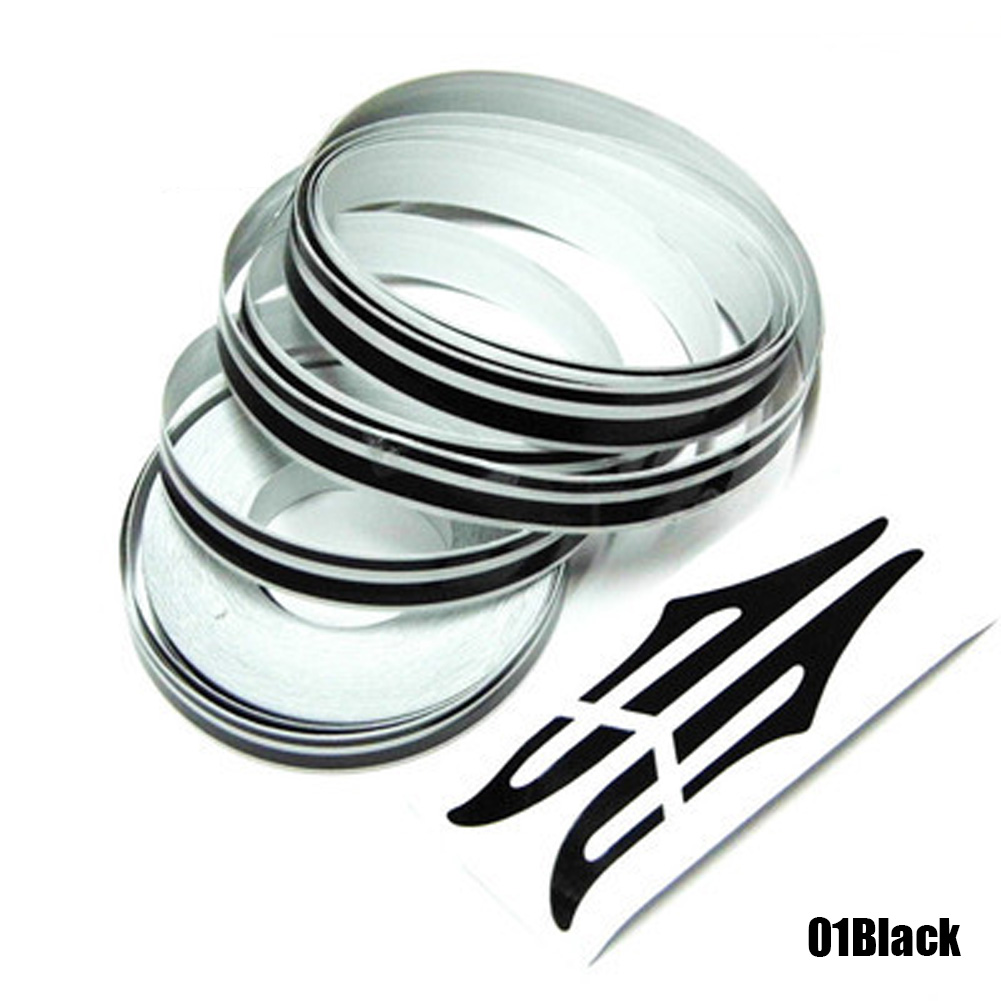 1 Roll Solid Color Car Body Decal Vinyl Sticker Striping Double Line ...