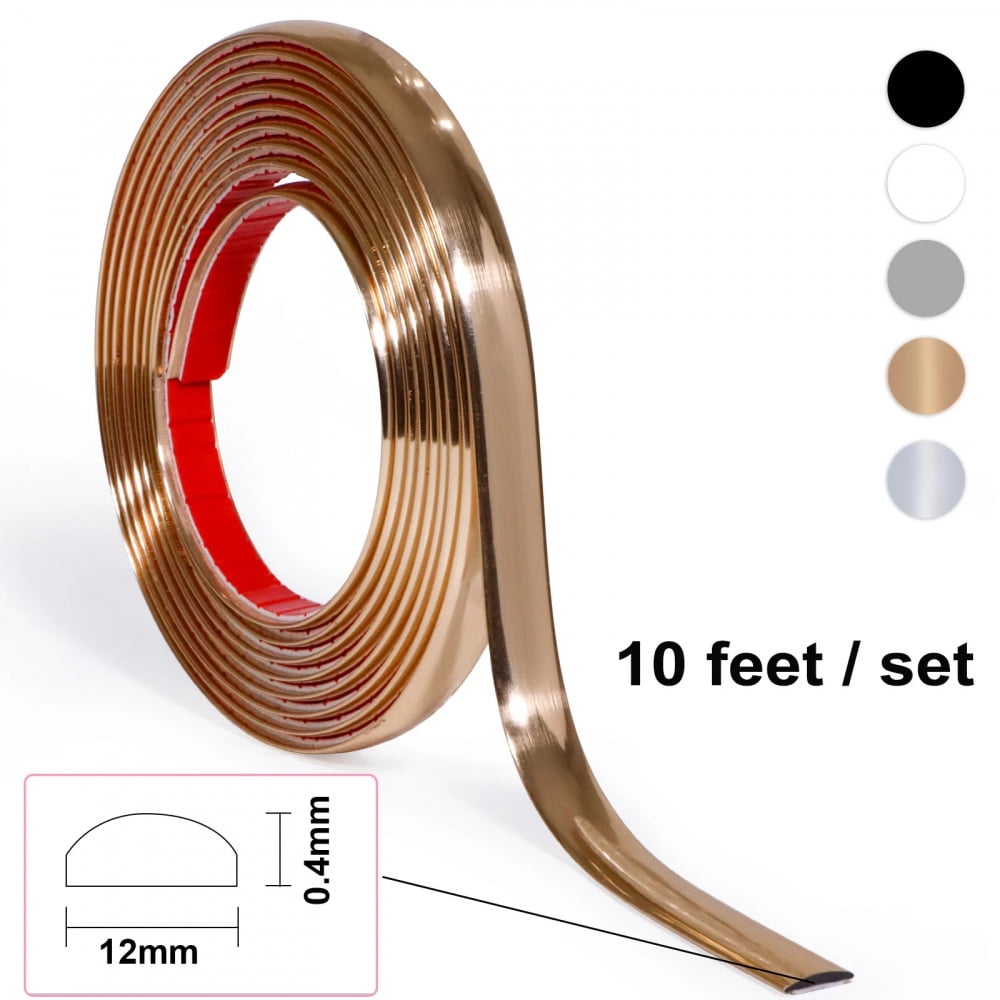 1 Roll Wall Sealing Tape Strip Peel&Stick Wall Tile Trim 3m Edging Trim ...