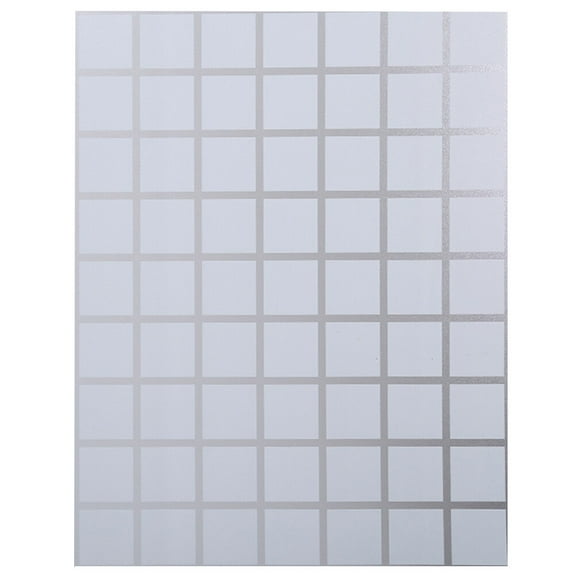 Frosted Window Film for Privacy and Decor with Self-Adhesive Options