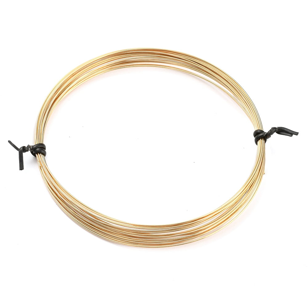 1 Roll Yellow Gold Filled Craft Wire Half Hard Round Real 14K Gold ...