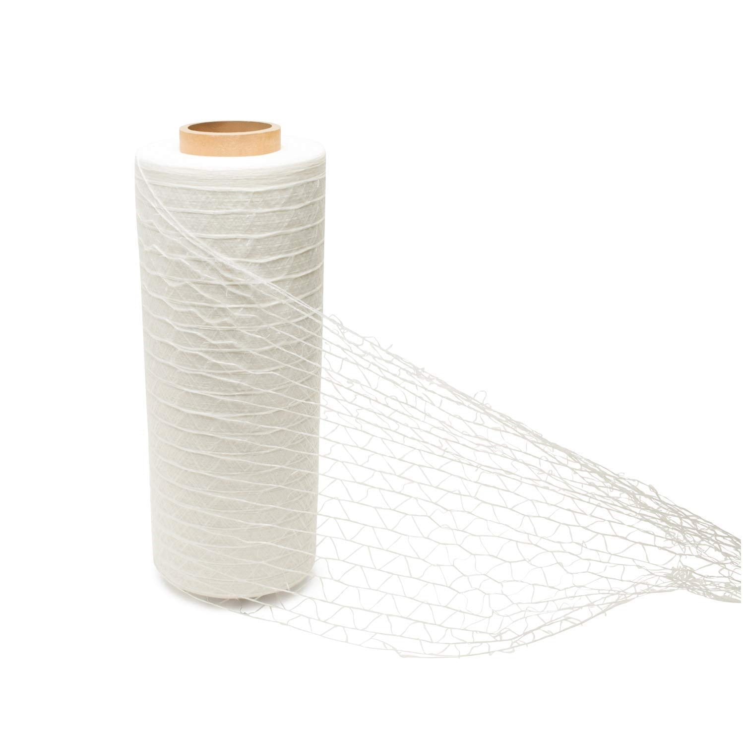 1 Roll of 12" x 1000' Clear Netting Hand Strech Wrap Film with 3" Core ...