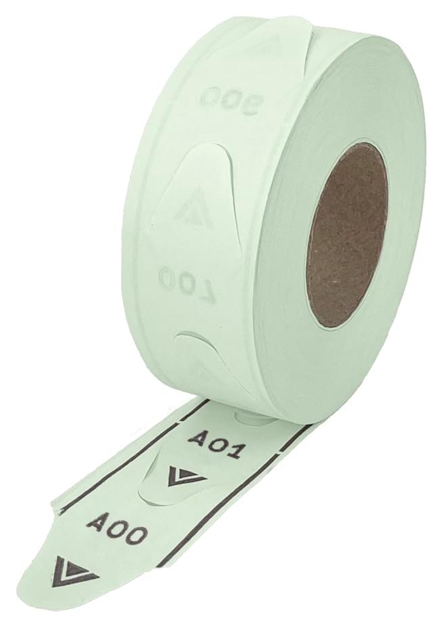 1 Roll of 2-Digit T80 Green Take a Number Tickets for D80 Ticket ...