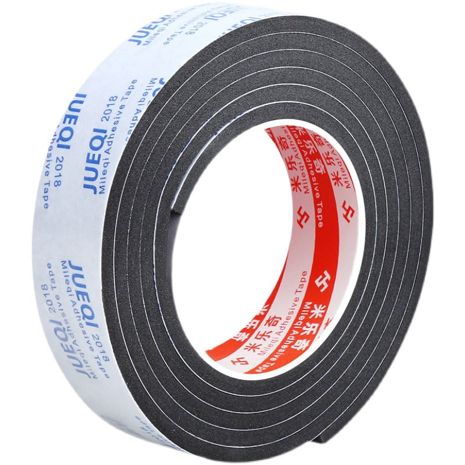 MERRYHAPY Self Adhesive Black Foam Soundproofing Tape for Doors and ...