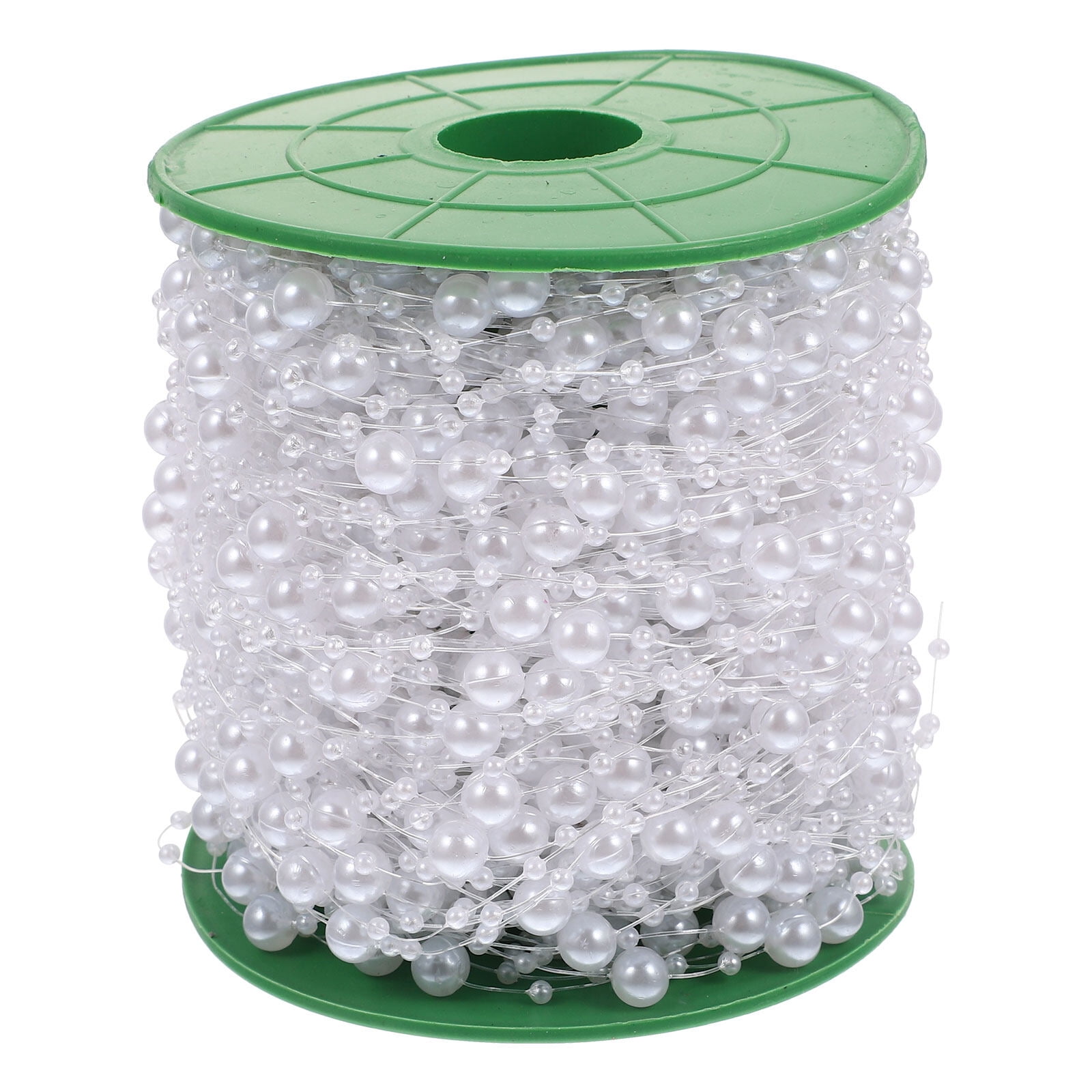 1 Roll of Beaded Pearl Strand String Artificial Pearl String for ...