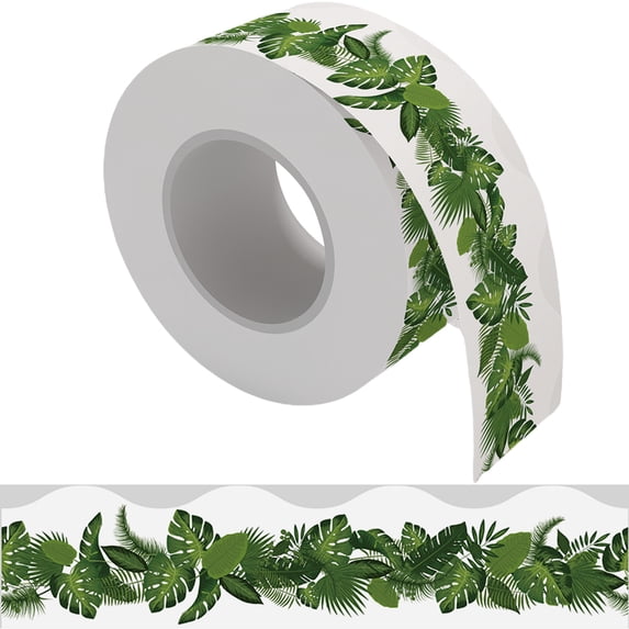1 Roll Bulletin Board Border Sticker with Tree Leaf Pattern, Decorative ...