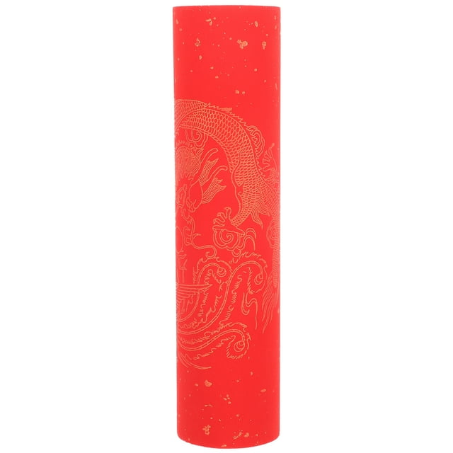 1 Roll of Calligraphy Red Paper Chinese Blank Paper Party Writing Paper ...