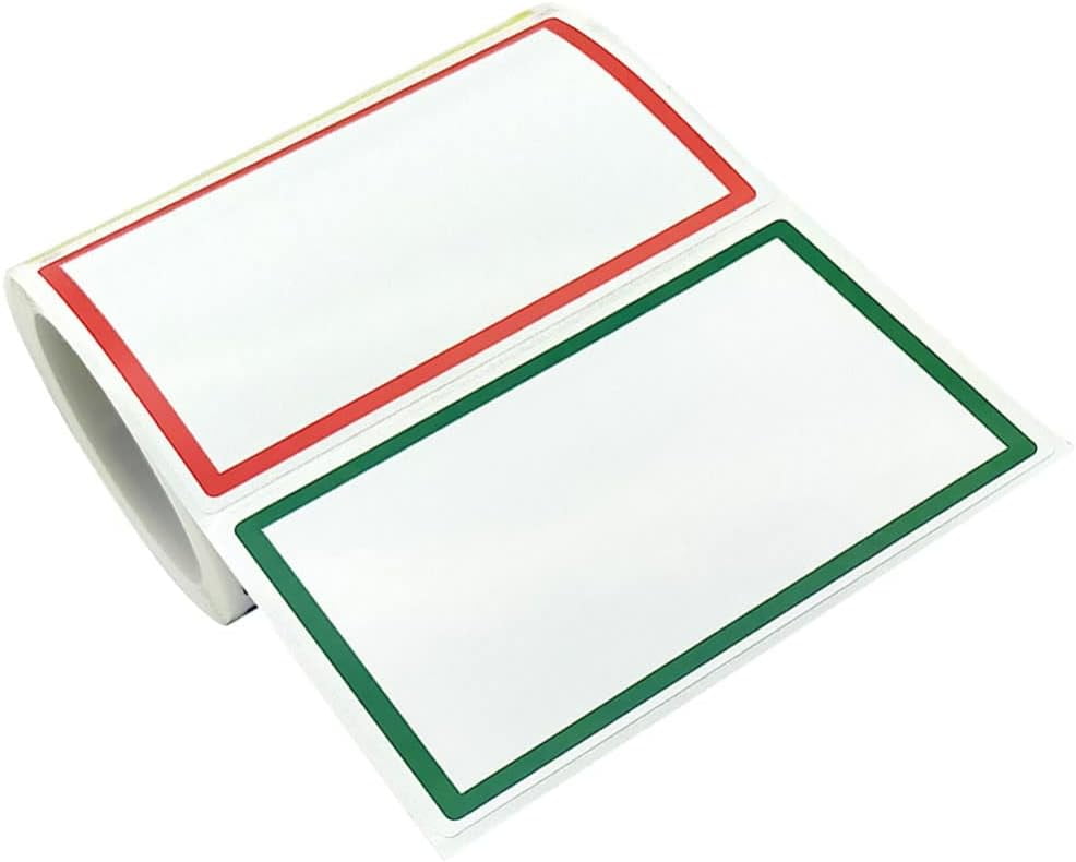 1 Roll of Colorful Name Tag Stickers for Adults Kids Students School ...