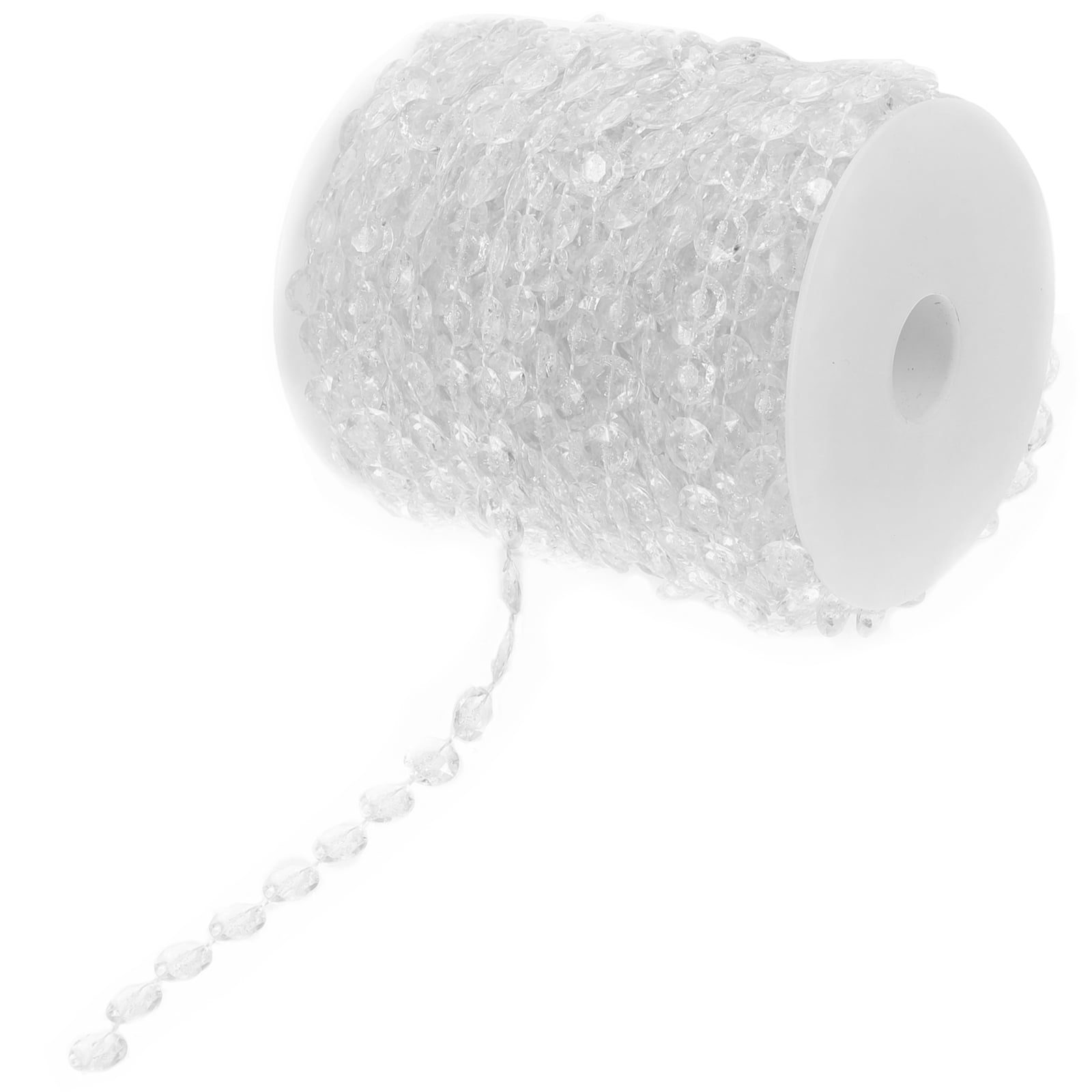 1 Roll of DIY Beaded Fringe Trim Plastic Fringe Trim Trimming Ribbon ...