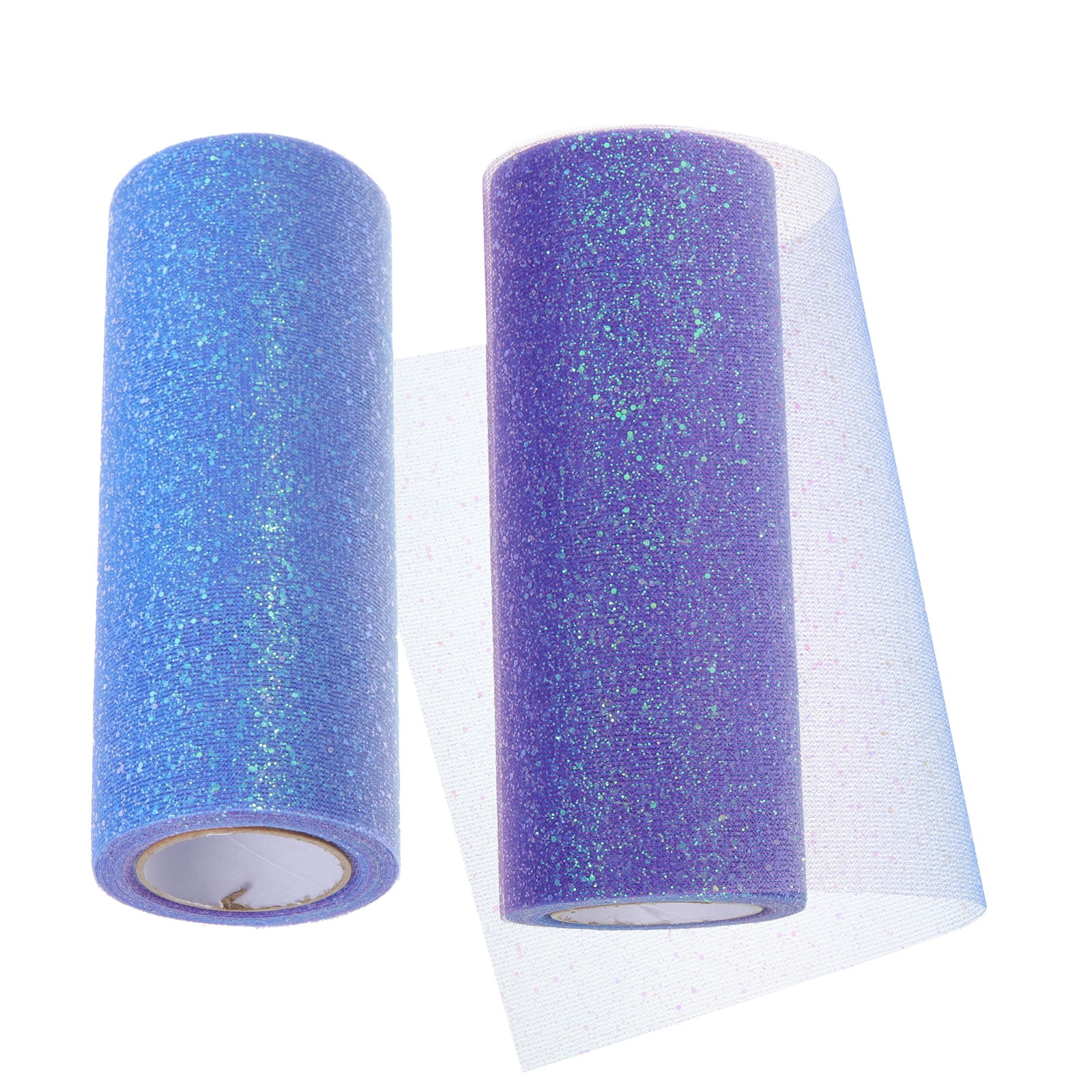 1 Roll of Delicate Tulle Fabric Cuttable Tulle Ribbon Handcrafting Mesh ...