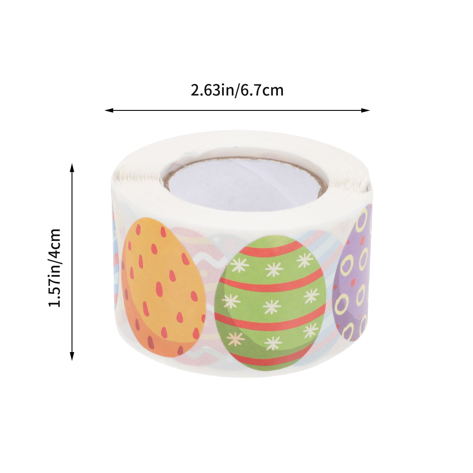 1 Roll of Easter Stickers Easter Egg Stickers Easter Decals Festival ...