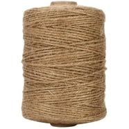 3mm Jute Twine, 100 Feet Braided Jute Rope Natural Thick Twine for ...