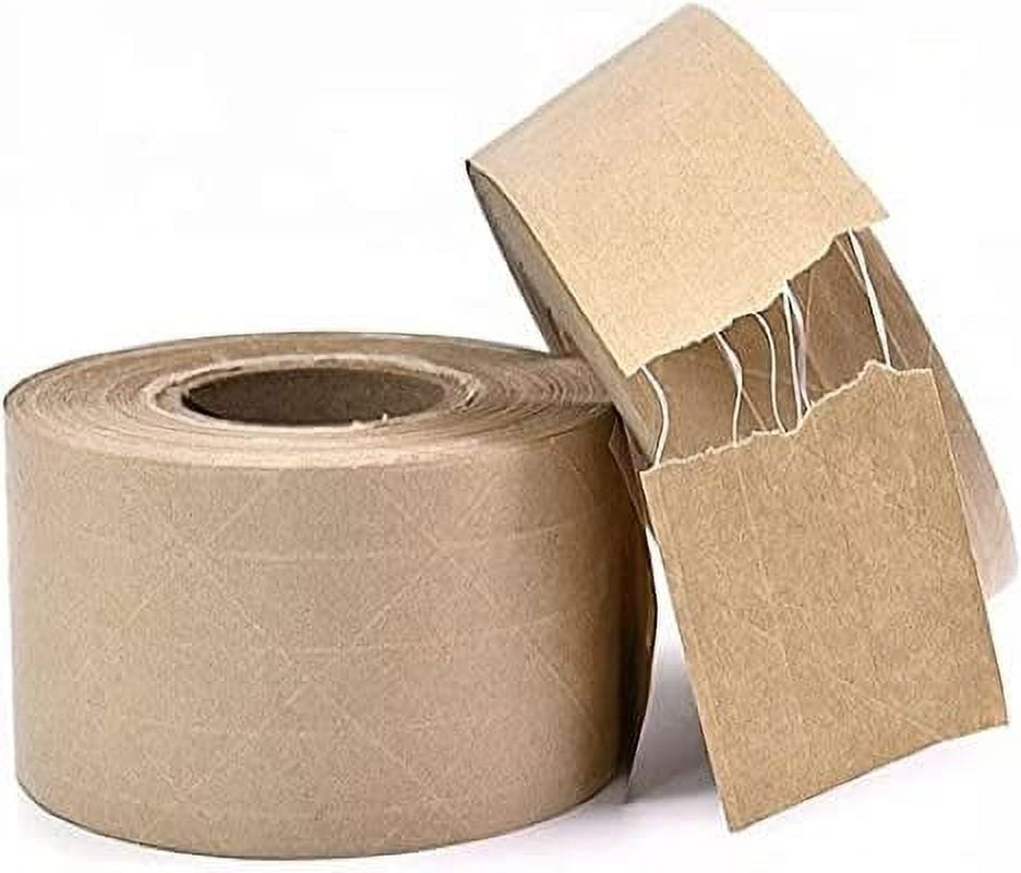 Introstore Kraft Paper Tape, Water Activated, Gummed, Light Brown ...