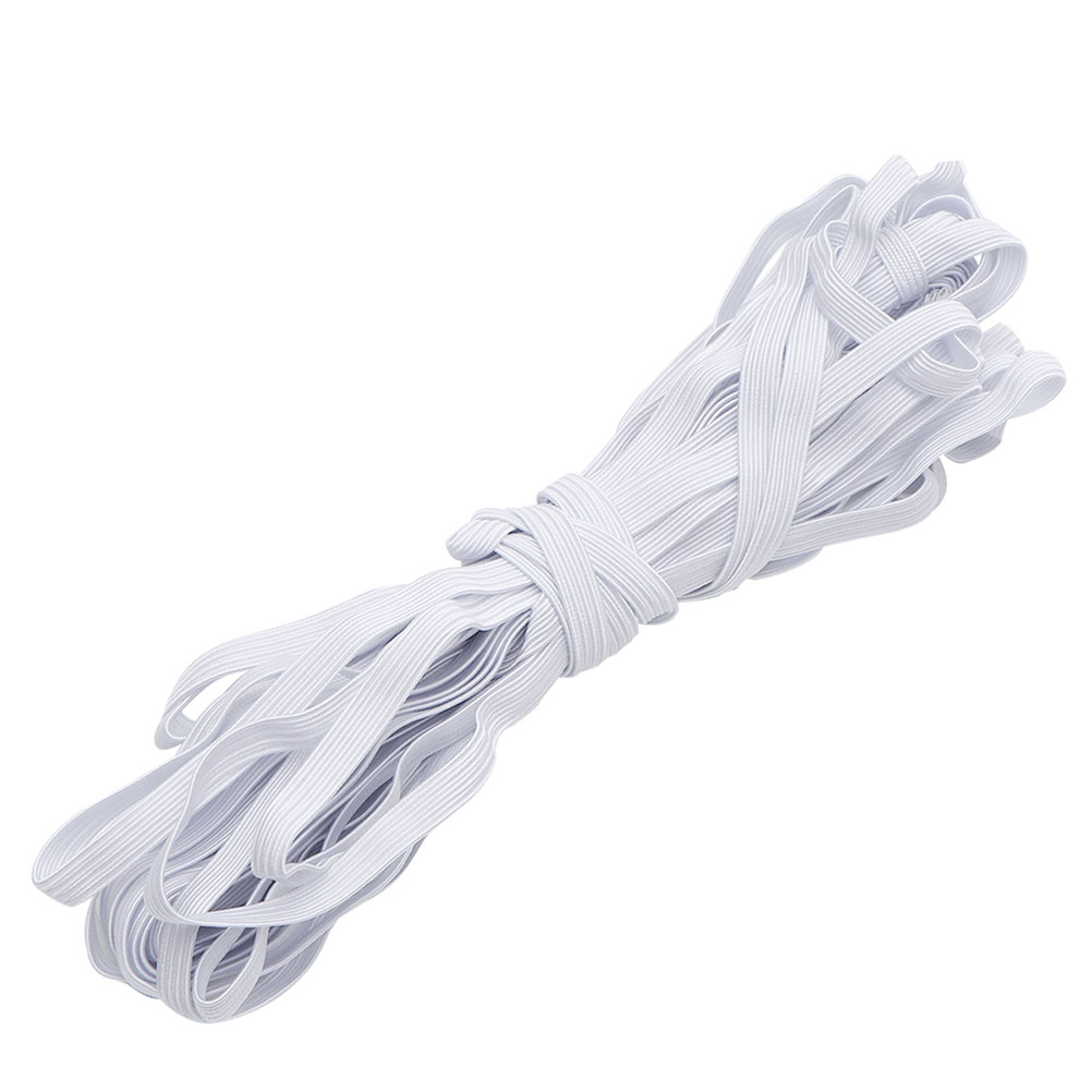 Koolleo 1 Roll of DIY Elastic Band Flat and Wide Elastic Ribbon Garment ...