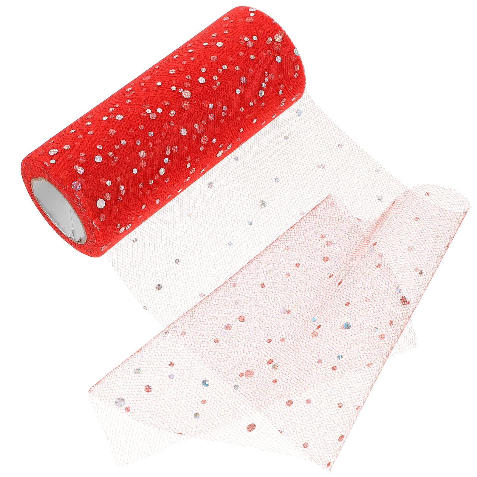 1 Roll of Party Gauze Ribbon Dress Tulle Roll Festival Tulle Fabric ...