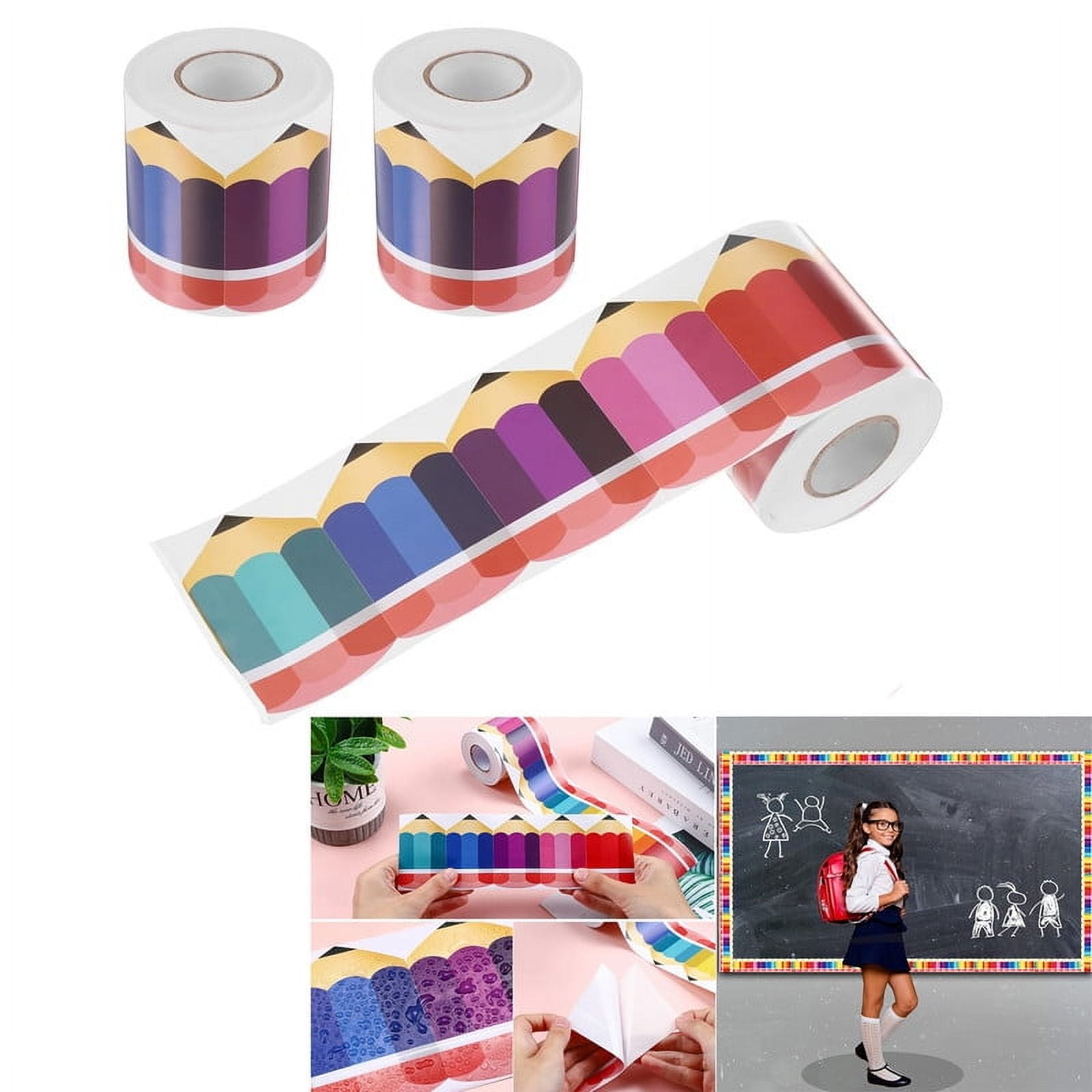 1 Rolls Classroom Door Decorations,Bulletin Border,Boarders For ...