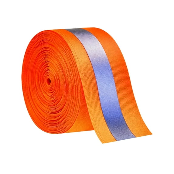 1 Roll 33ft Orange High Visibility 2" Sew On Reflective Tape, Warning ...