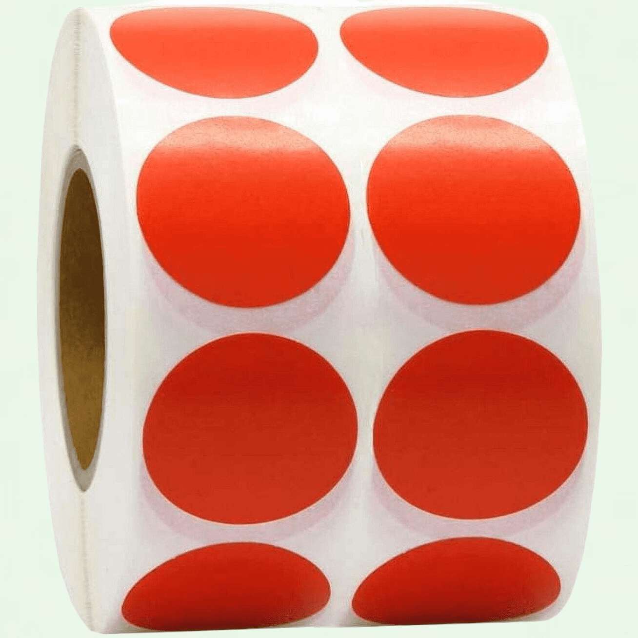 1" Round Target Pasters - Pack of 1000 Adhesive Target Stickers ...