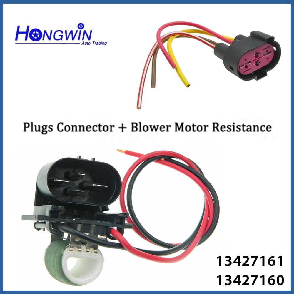 1 SET - Radiator Fan Resistor Connector, Relay Socket for Chevrolet ...