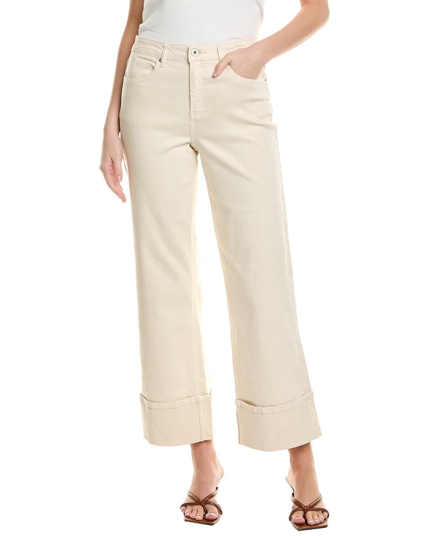 1.STATE womens Denim Roll-Up Cuff Jean, 12, White - Walmart.com