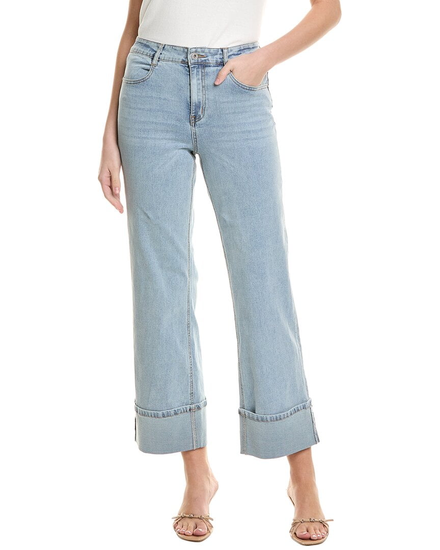 1.STATE womens Denim Roll-Up Cuff Jean, 4, Blue - Walmart.com