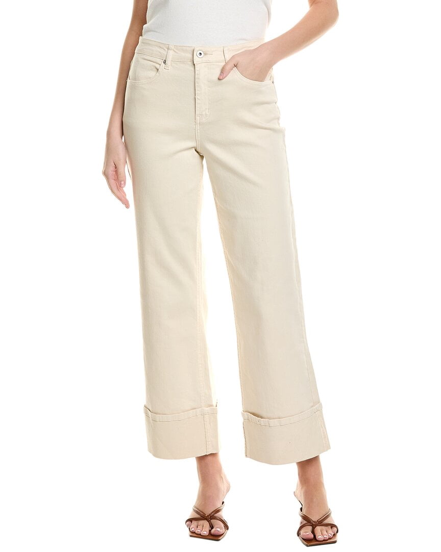 1.STATE womens Denim Roll-Up Cuff Jean, 6, White - Walmart.com