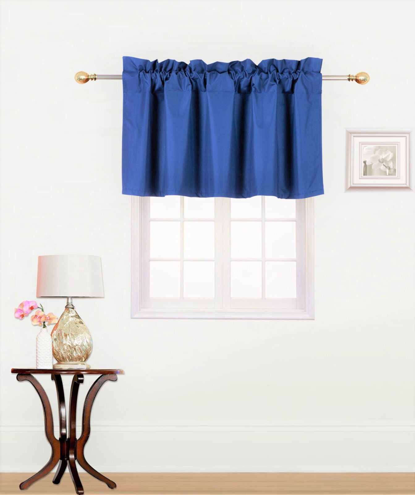 1 STRAIGHT WINDOW VALANCE TOP DECOR FOAM LINED BACKING ROD POCKET MANY ...