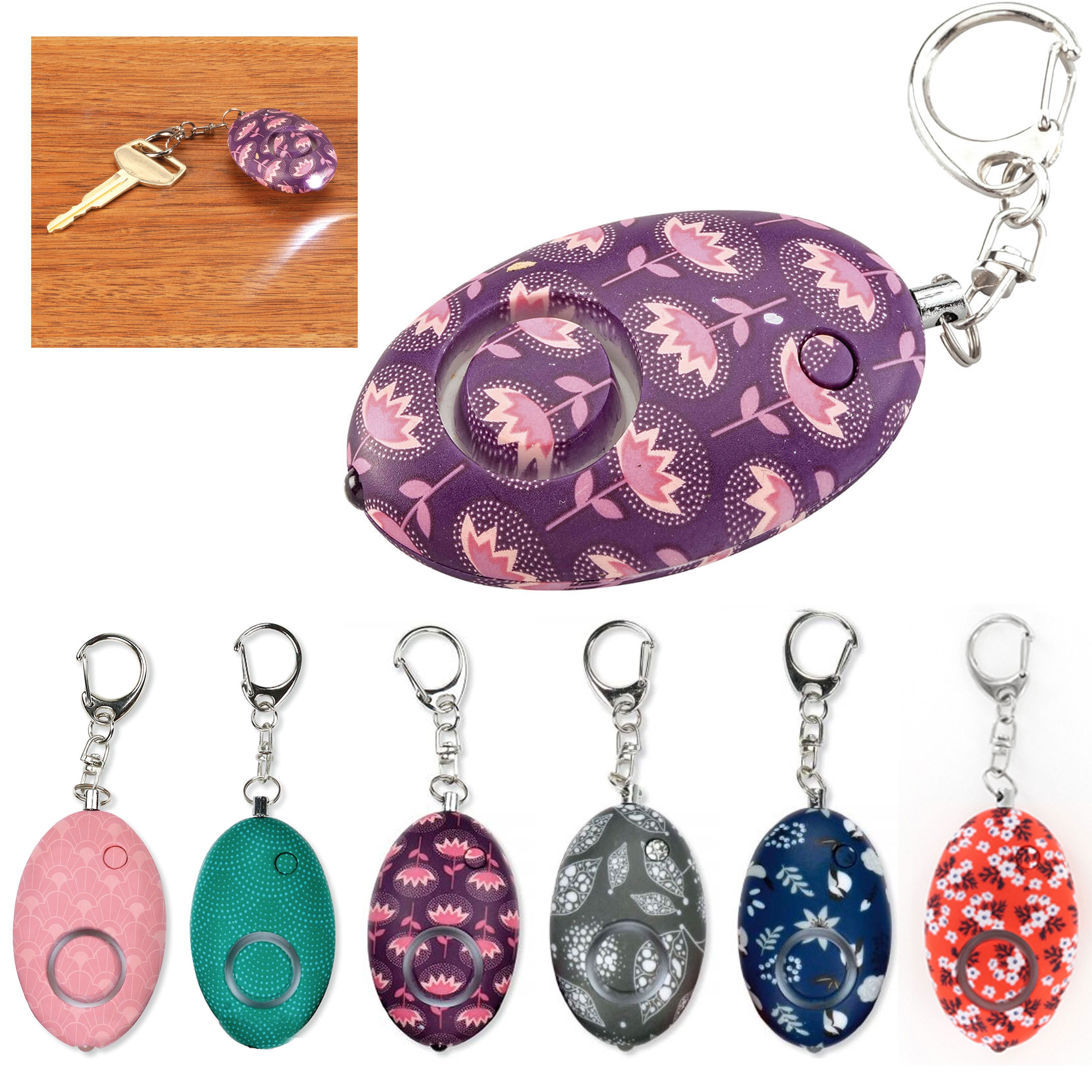 1 Safe Sound Personal Alarm Keychain Portable Emergency System SOS ...